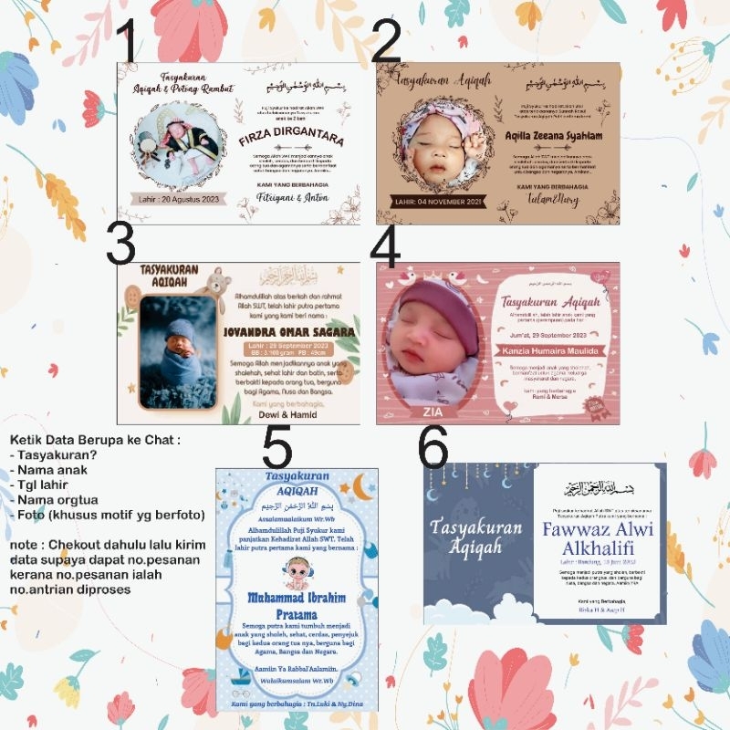 Jual (isi 50-70pcs) Sticker Aqiqah Label / Label tasyakuran / sticker ...