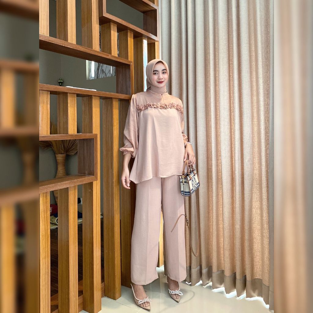 Jual SHANIA SET | SETELAN WANITA KEKINIAN |SETELAN WANITA COMBI TERBARU ...