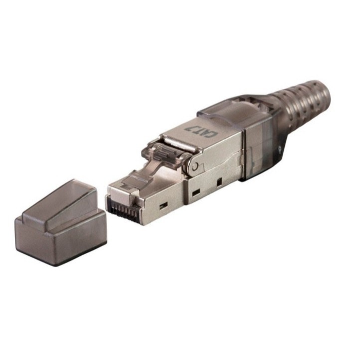 Jual Konektor Cat7 Atau Cat6 RJ-45 / Connector RJ45 Cat7 STP | Shopee ...