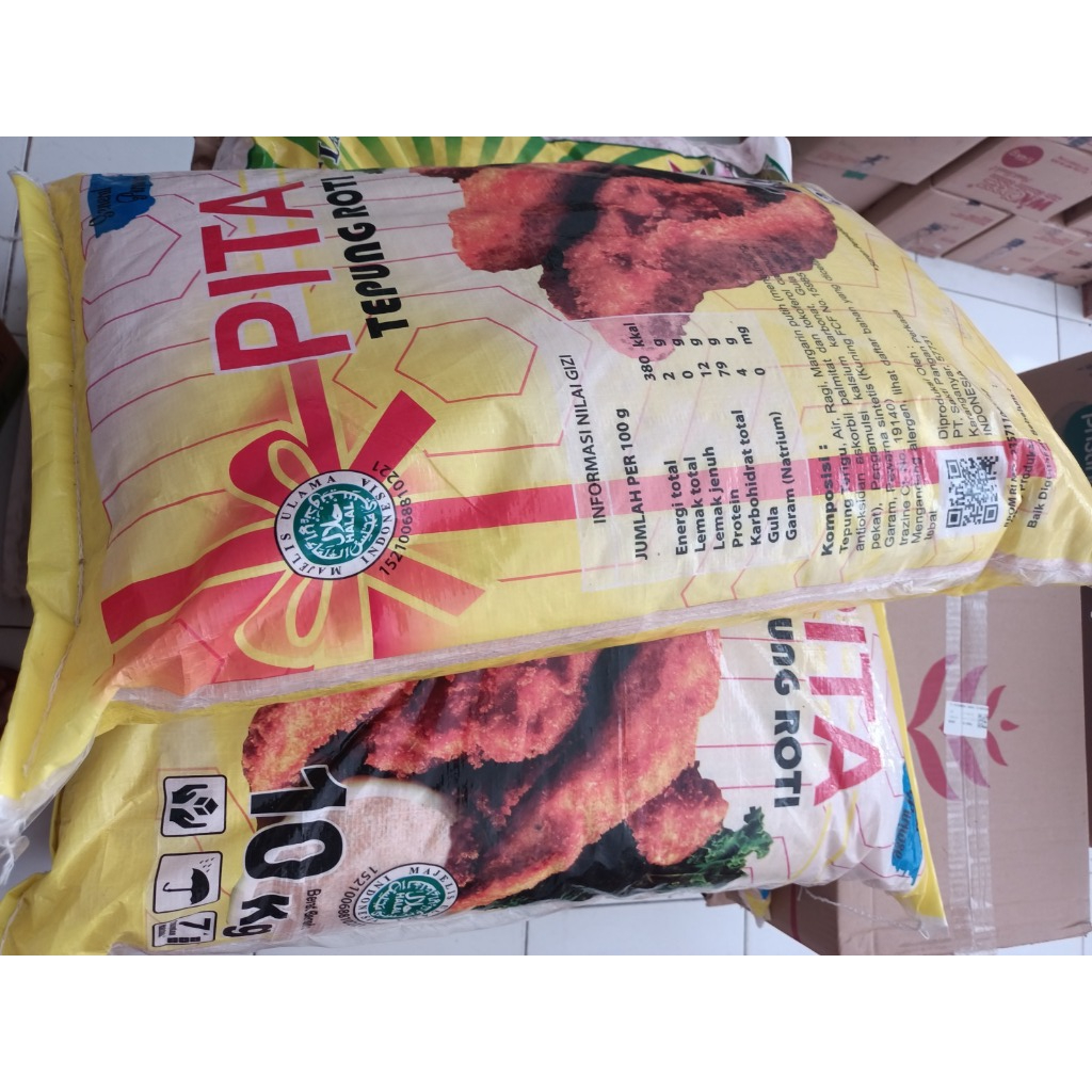 Jual Tepung Roti Mix PITA 1 Karung (10kg) / Panir | Shopee Indonesia