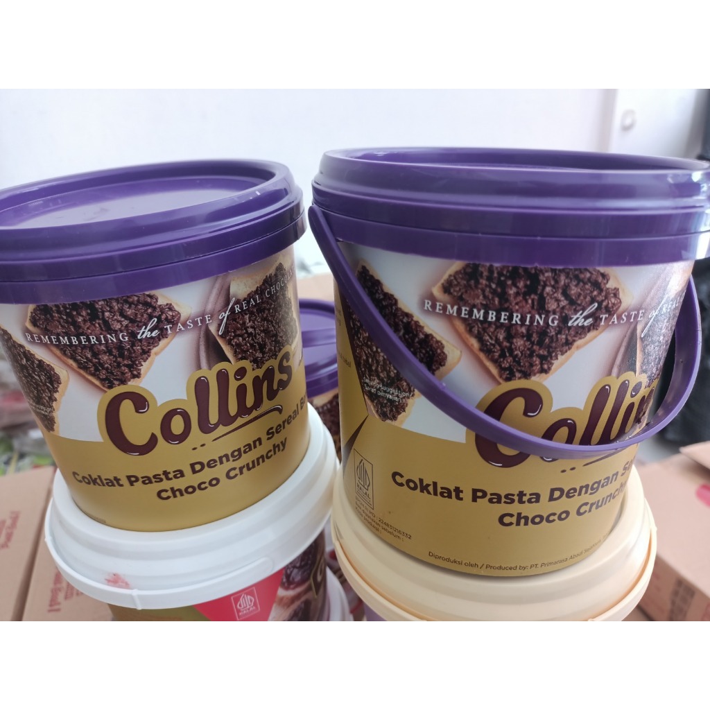 Jual Topping Coklat Collins CRUNCHY 1kg Free Bubble Wrap | Shopee Indonesia