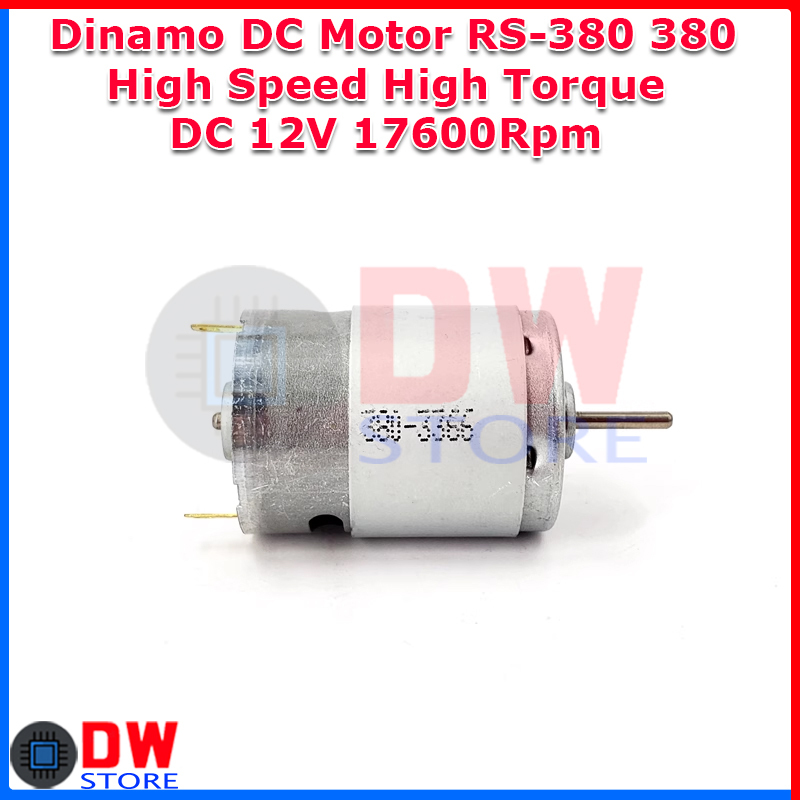 Jual Dinamo DC Motor RS380 RS 380 DC 12V 6V-12V High Speed RPM Torque | Shopee Indonesia