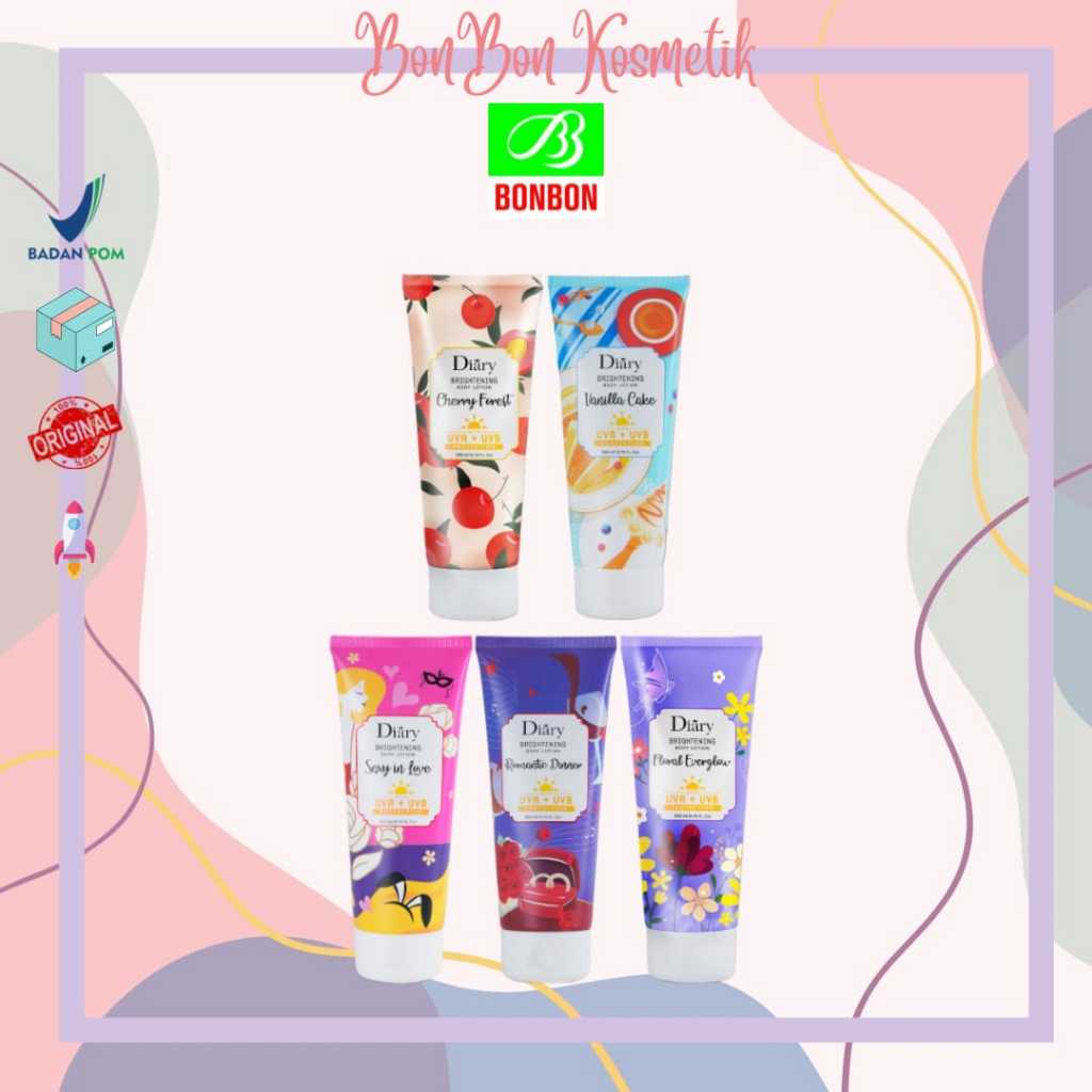 Jual DIARY Brightening Body Lotion 250ml ALL VARIAN | Shopee Indonesia