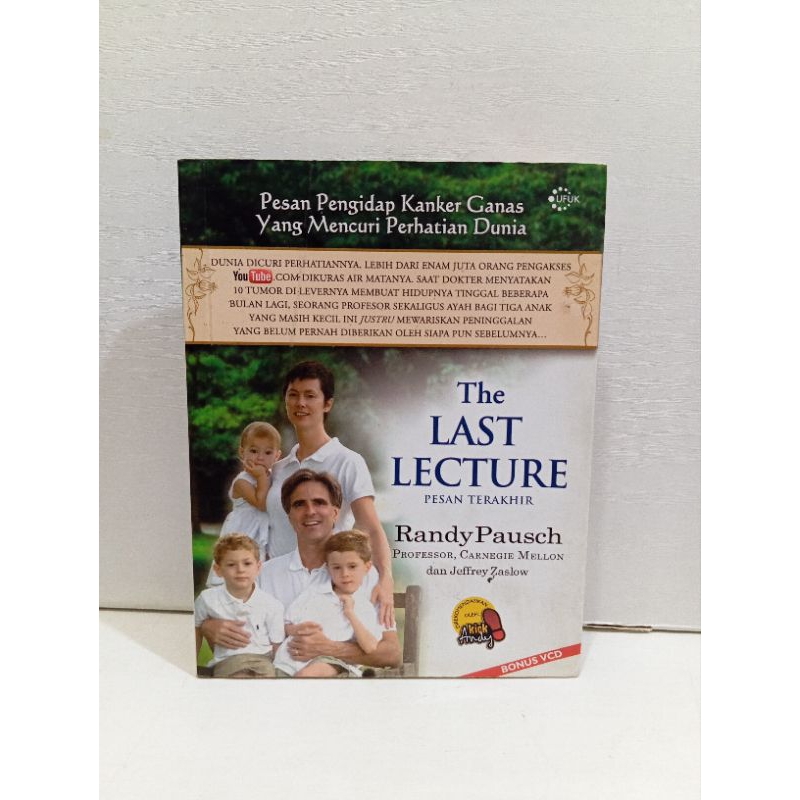 Jual Buku The Last Lecture: Pesan Terakhir By Randy Pausch | Shopee ...