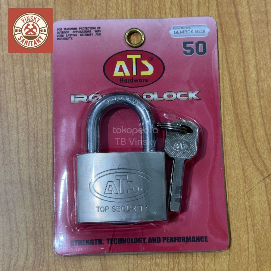 Jual Gembok ATS Nekel 50 pdk pendek | Shopee Indonesia
