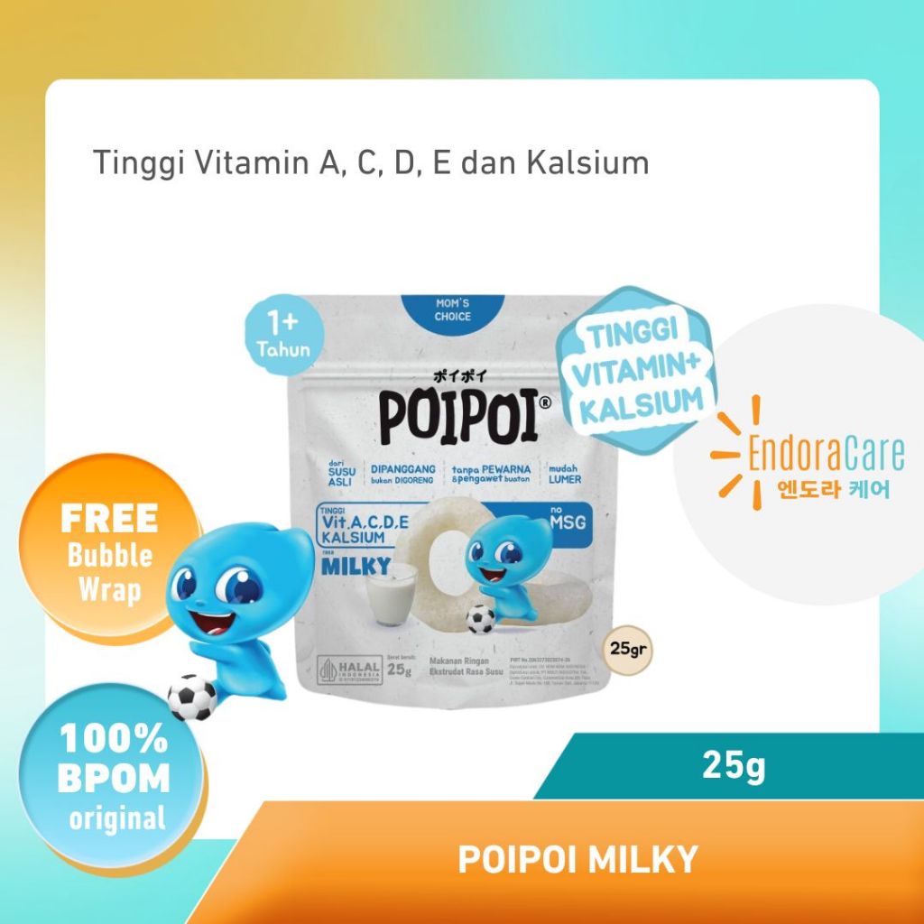 Jual POIPOI Snack - Milky/Susu 25gr | Shopee Indonesia
