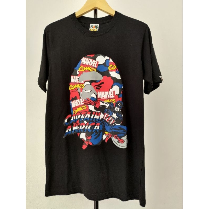 Jual BAPE collab MARVEL CAPTAIN AMERIKA | Shopee Indonesia