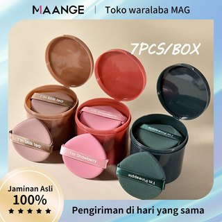 Jual MAANGE Spons Make Up Set 7 in 1 / Box Beauty Blender Foundation ...