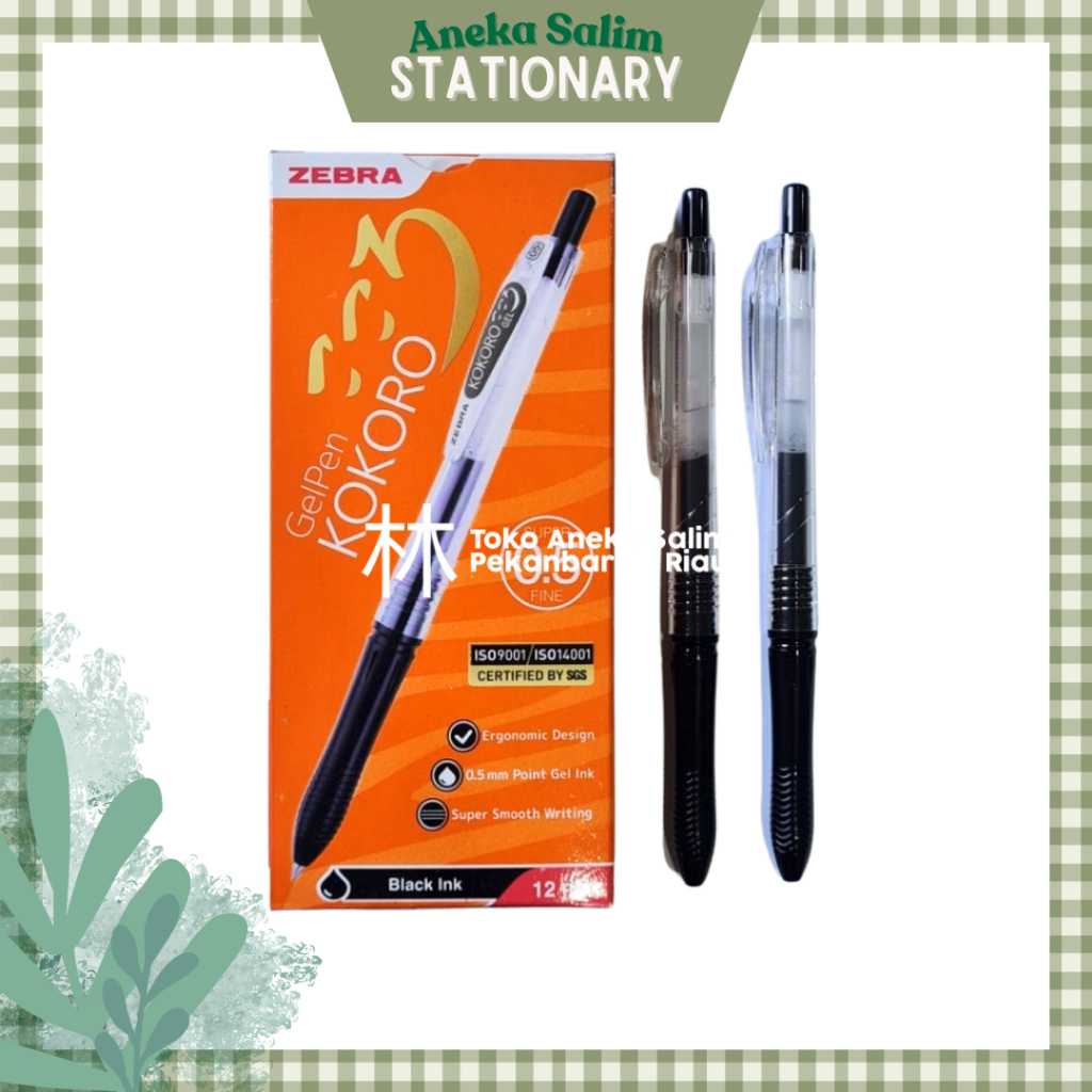 Jual Anekasalim - (1 Pc) Gel pen / Pena Zebra Kokoro 0.5 | Shopee Indonesia