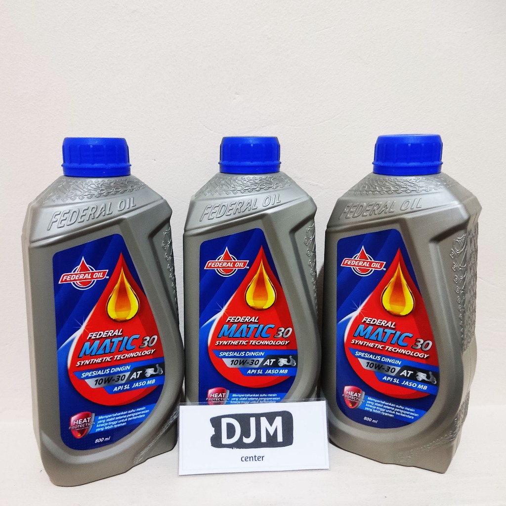 Jual Paket Hemat Isi 3 Oli Federal Matic 30 800ml Oli Motor Matic 0.8L ... Jual Paket Hemat Isi 3 Oli Federal Matic 30 800ml Oli Motor Matic 0.8L ...