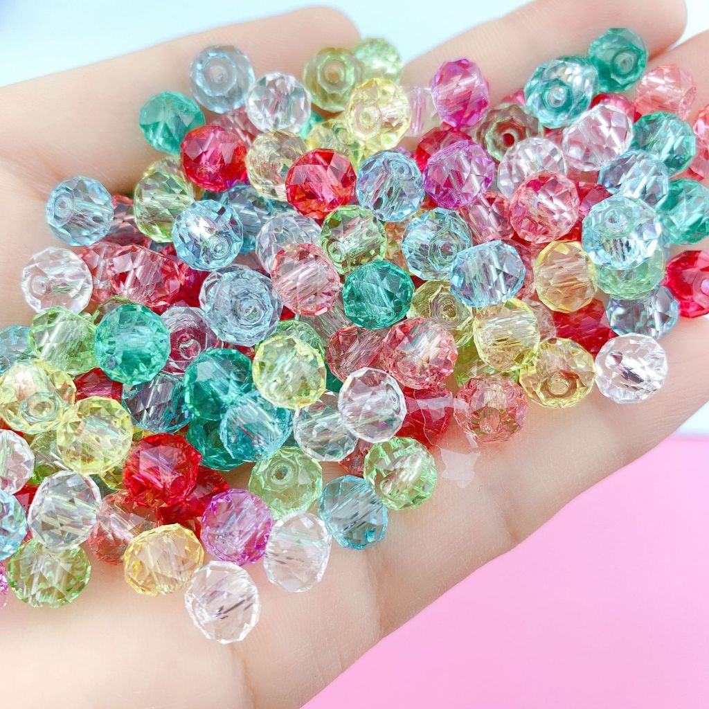 Jual 100pc mote 6mm Jual Manik Manik Bulat Kristal Manohara Mote ...