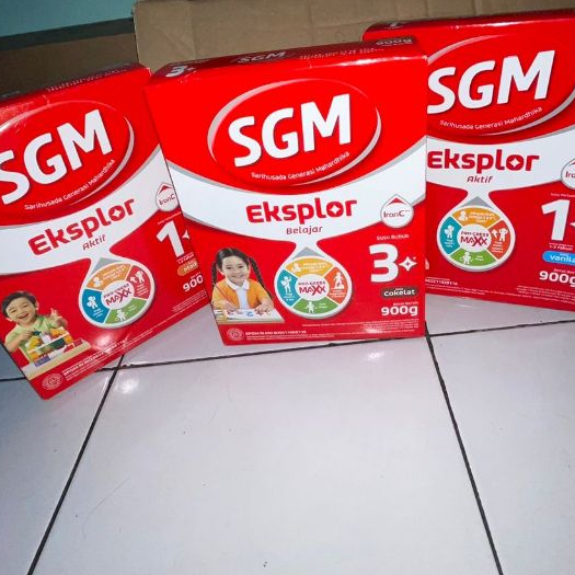 Jual SGM Eksplor 1+ 3+ Plus Susu Pertumbuhan Anak Rasa Vanilla Madu Cokelat - 900gr | Shopee ...