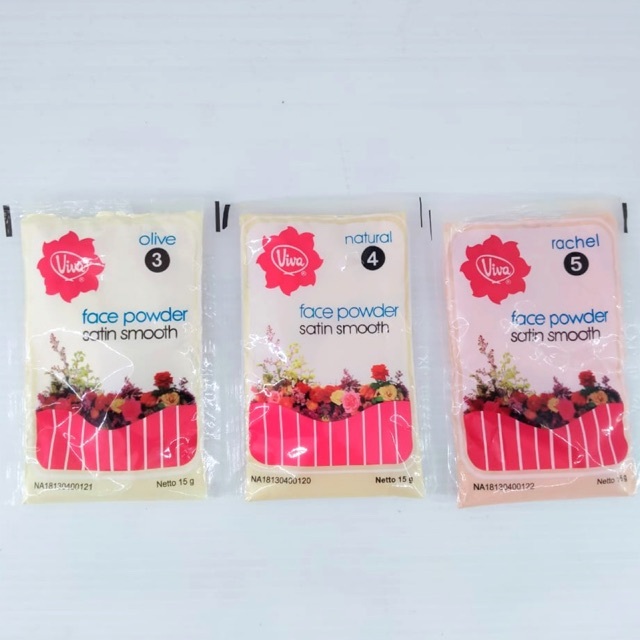 Jual Viva Face Powder Satin Smooth 15gr - Bedak Tabur Sachet Refill ...