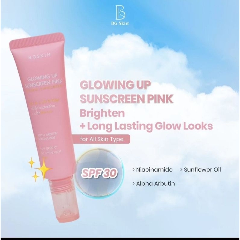 Jual BG Skin Sunscreen Pink kemasan baru | Shopee Indonesia