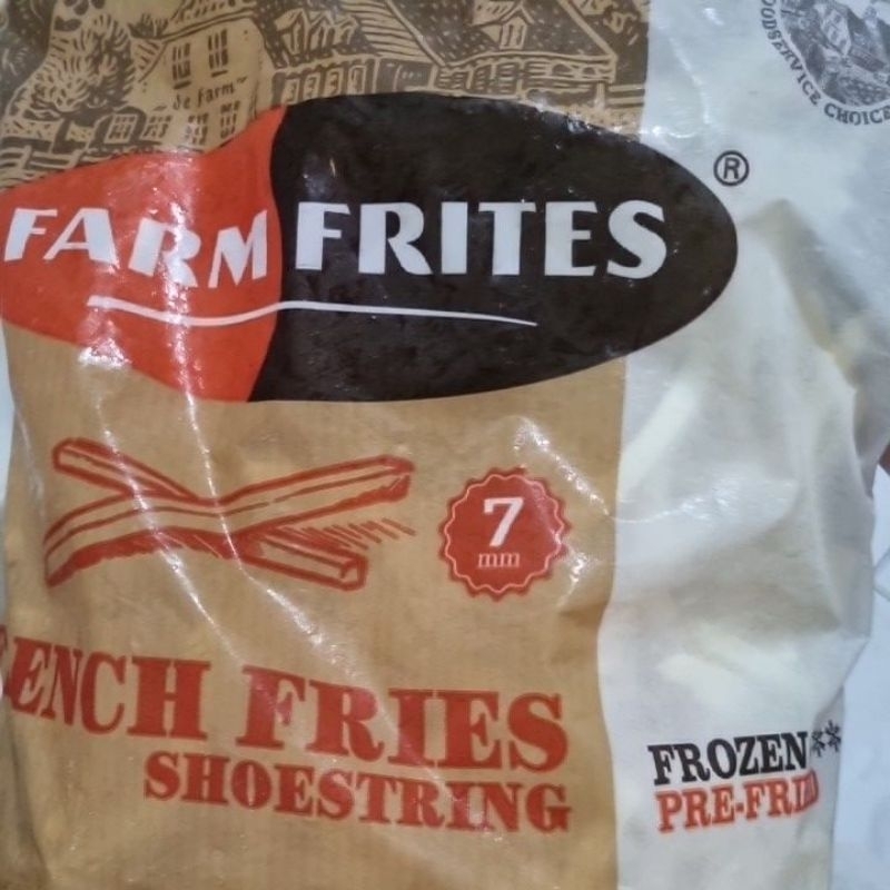 Jual french fries FARM FRITES kentang goreng shoestring lurus straight ...