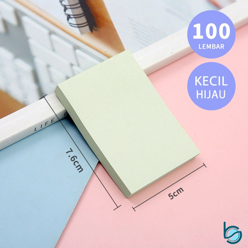 Jual COD STICKY NOTE POLOS / STICKY NOTES PENANDA HALAMAN / STICK NOTE ...