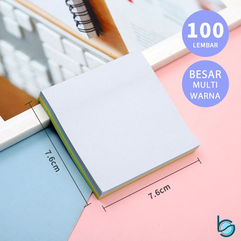 Jual COD STICKY NOTE POLOS / STICKY NOTES PENANDA HALAMAN / STICK NOTE ...