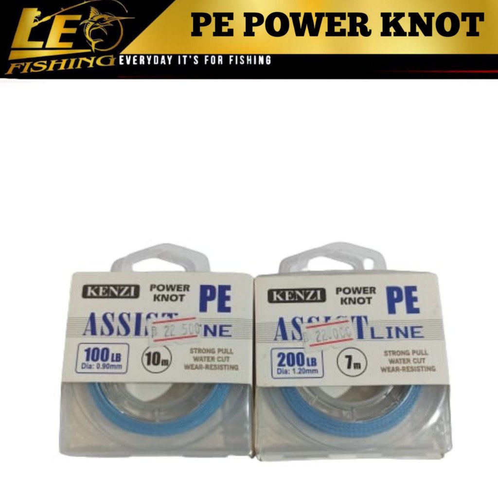 Jual PE KENZI POWER KNOT PE ASSIST LINE TALI KEVLAR SIZE 80LB 100LB ...