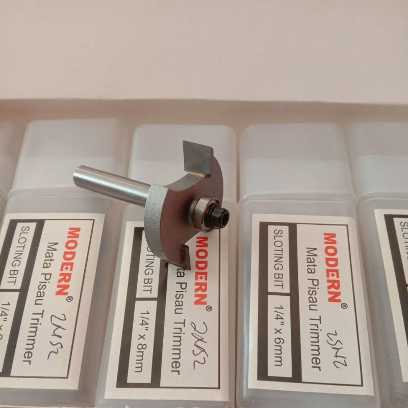 Jual Mata Pisau Trimmer Mata Router Mata Profil Sloting Bit 6mm Modern ...