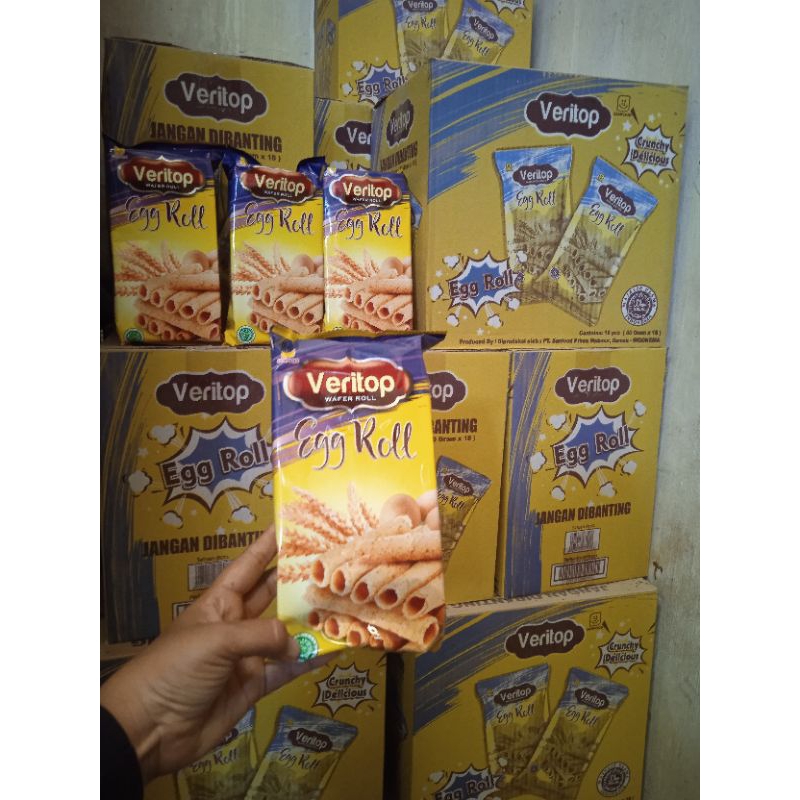Jual veritop egg roll isi 18pack | Shopee Indonesia