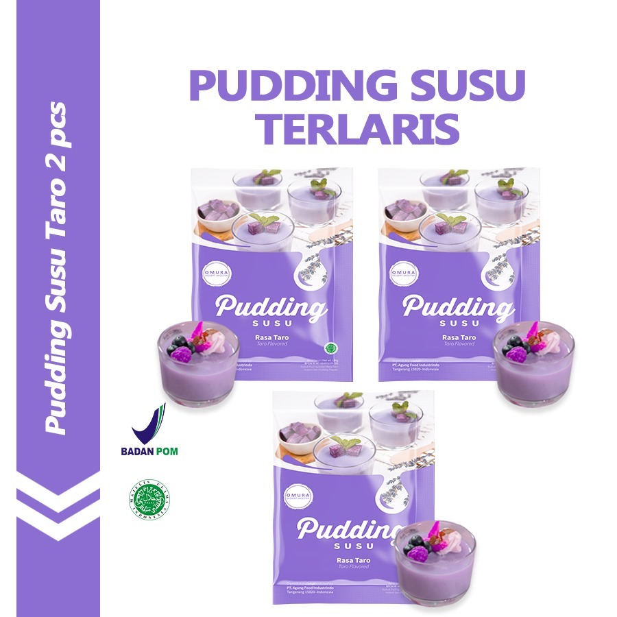 Jual [BUNDLE 3 PCS] Premix Puding Susu Milky Taro Flavor Instant ...