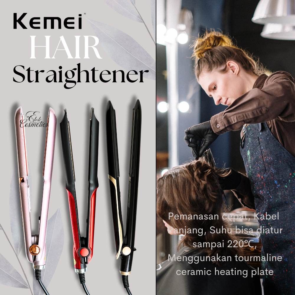 Jual KEMEI CATOKAN RAMBUT 2IN1 LURUS DAN CURLY PROFESIONAL HAIR ...