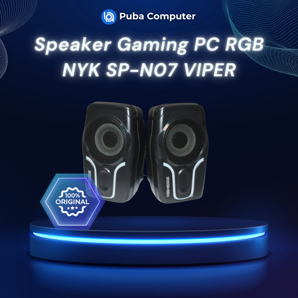 Jual Speaker Gaming Aktif PC RGB Speaker Sounbard Gaming NYK SP-N07 VIPER | Shopee Indonesia