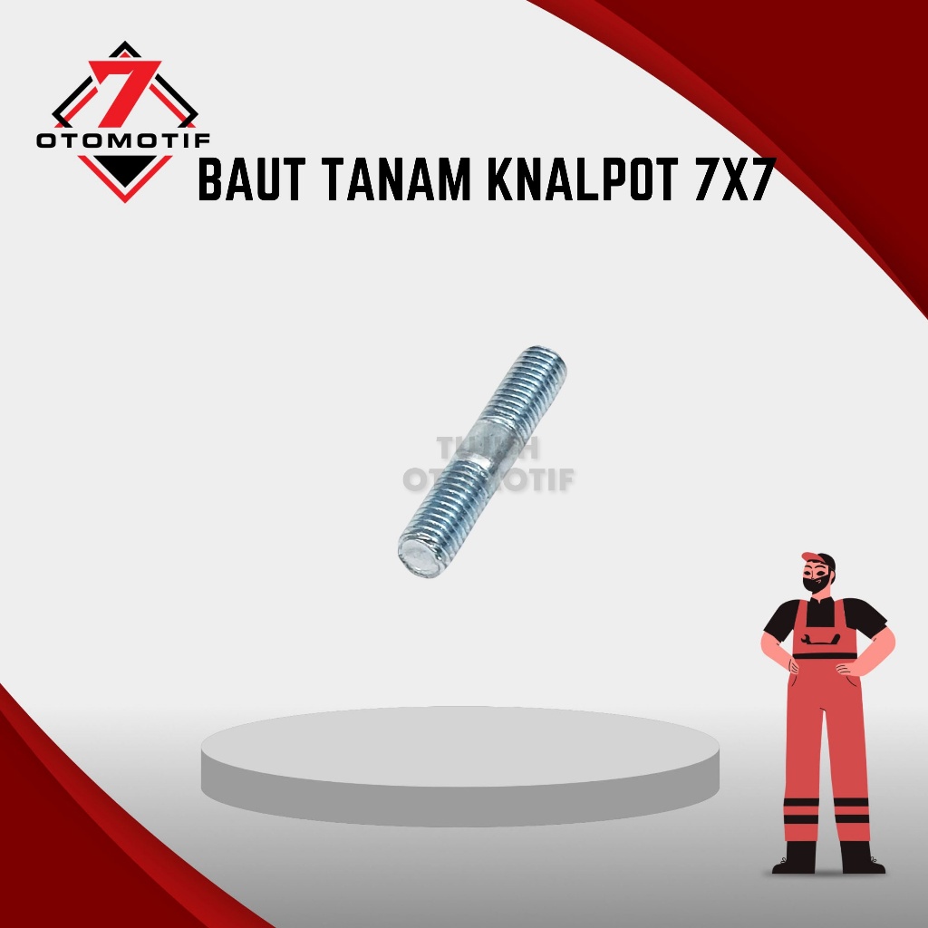 Jual Baut Tanam Knalpot 7x7 Beat Vario Pcx M7 7mm Baut 11 | Shopee ...