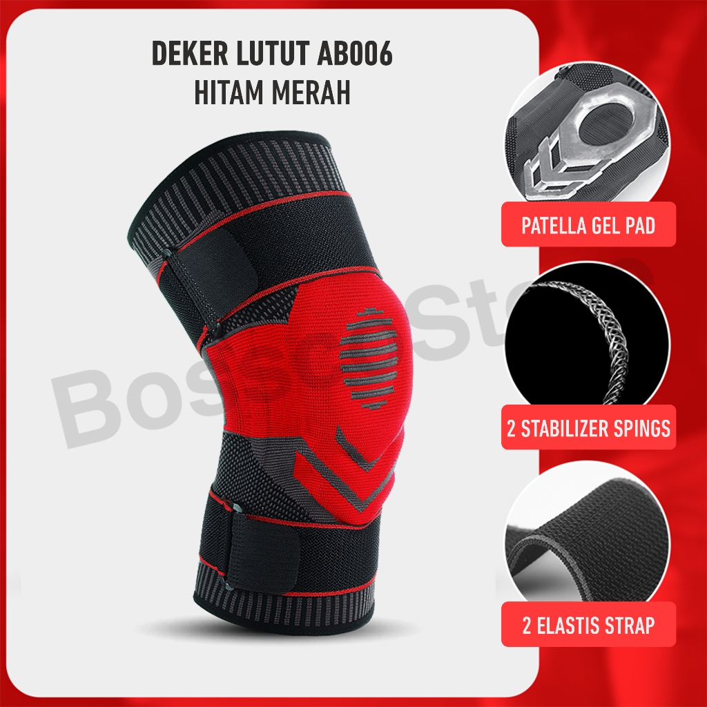 Jual SevenPlus Deker Pelindung Lutut Dengan Spring dan Patella Gel Knee ...