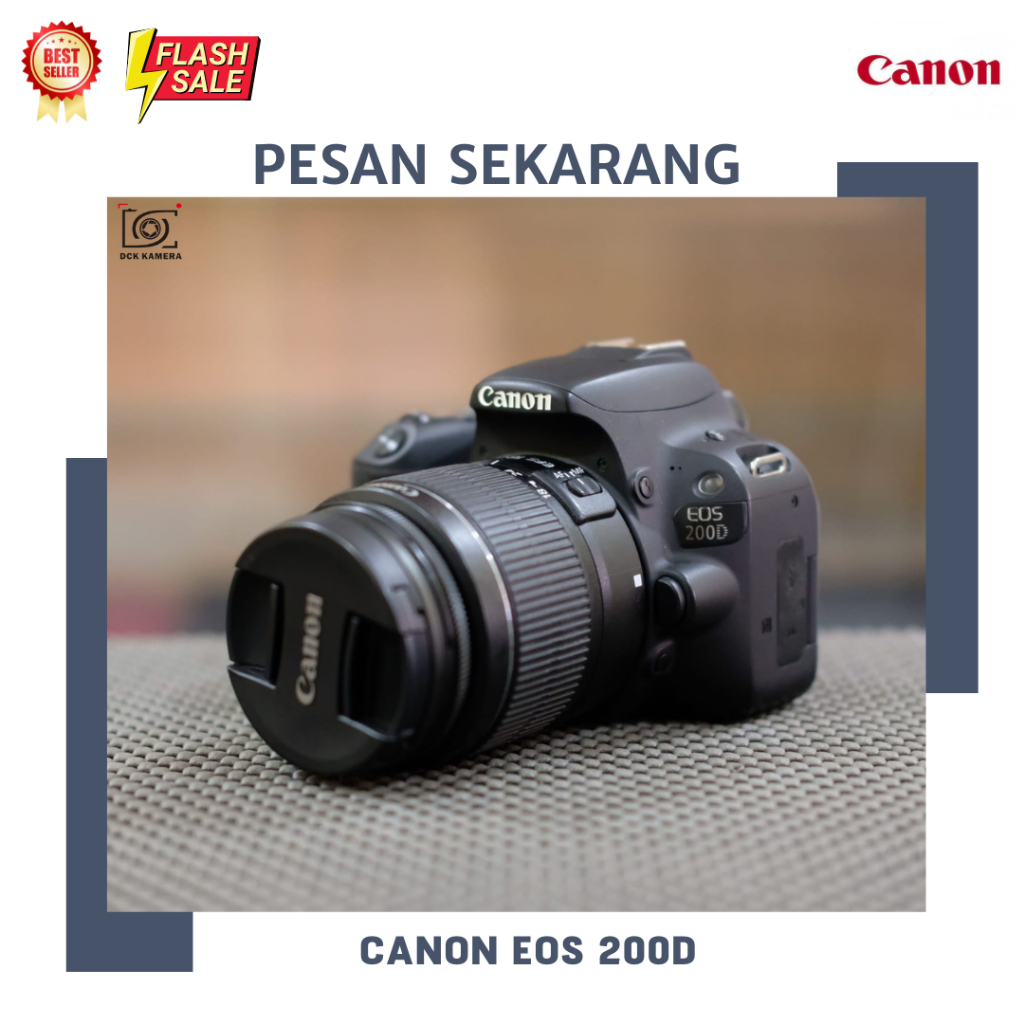 Jual DSLR CANON EOS 200D | Shopee Indonesia