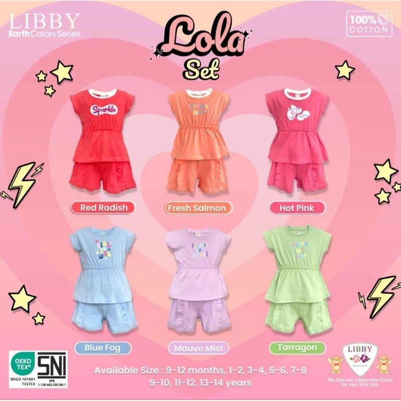 Jual LIBBY - LOLA SET LIBBY - SETELAN BAJU ANAK PEREMPUAN LIBBY - BAJU ...