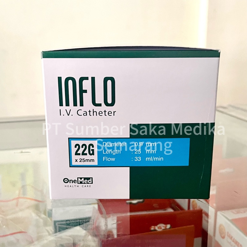 Jual INFLO IV Abokat BOX OneMed 22G | Shopee Indonesia