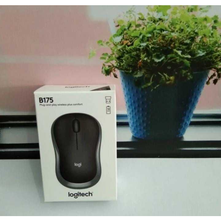 Jual Mouse wireless logitech B175 original | Shopee Indonesia