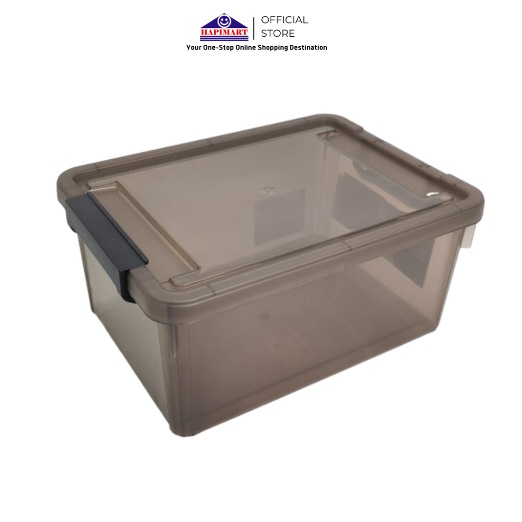 Jual Storage Box Organizer/Kotak Penyimpanan Hitam Transparant/Box ...