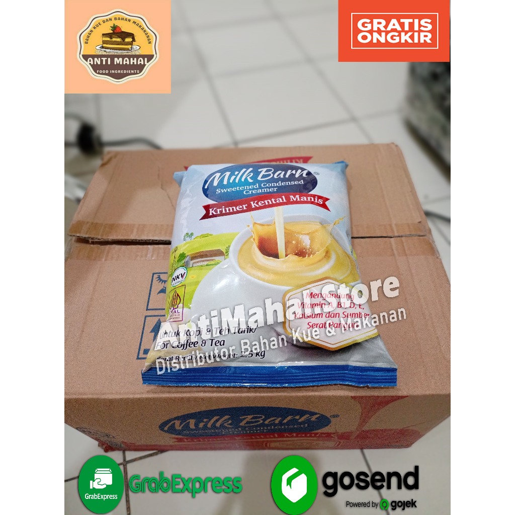 Jual SKM susu creamer kental manis MILK BARN ( milkbarn ) krimer sACHET ...
