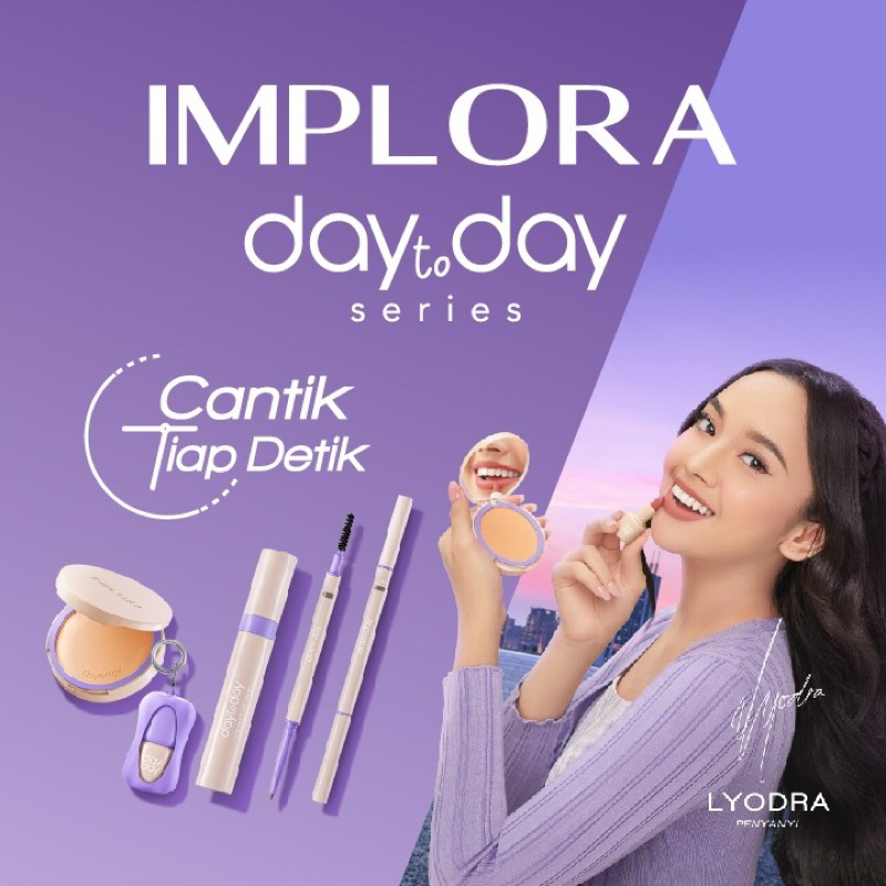 Jual Implora Day To Day Series | Lipstik | Lipcream | eyebrow | two way cake | Shopee Indonesia