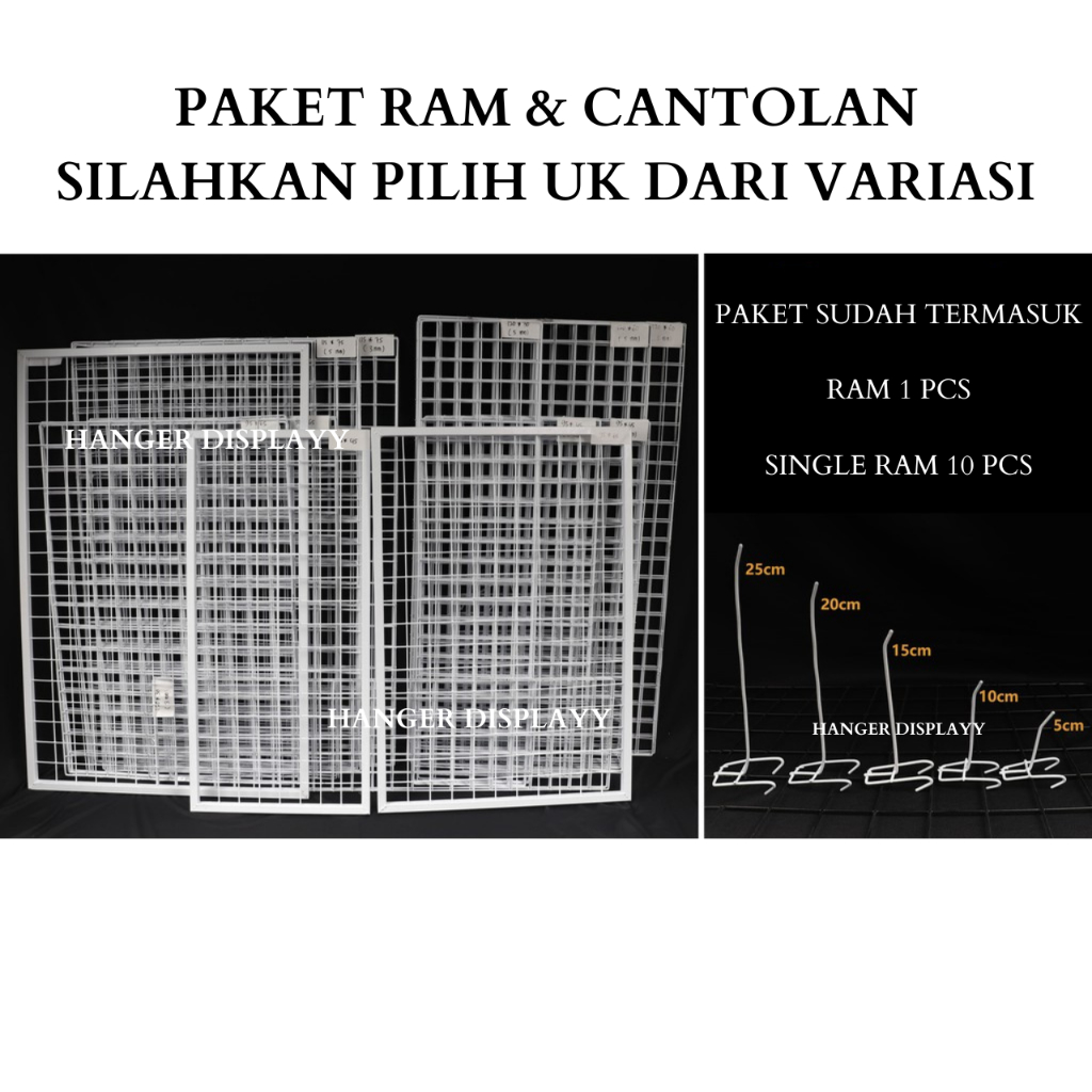 Jual Ram Dinding Aksesoris Dekorasi 115x75cm / 60x120cm / 45x95cm 3mm ...