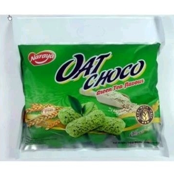 Jual Naraya Oat Choco oatmeal snack rasa Green Tea ( isi 40 ) | Shopee ...