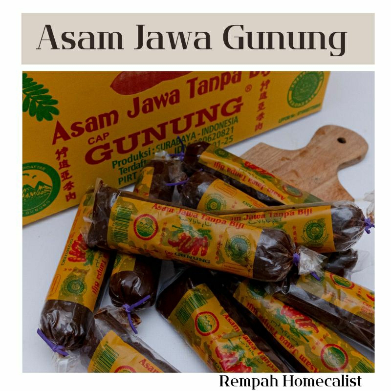 Jual ASAM JAWA CAP GUNUNG 150GRAM ASEM JAWA TANPA BIJI | Shopee Indonesia