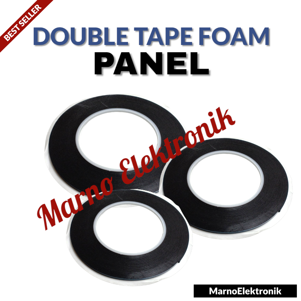 Jual DOUBLE TAPE PANEL FOAM DOBEL TIP BUSA 10M 6M 3M ORIGINAL | Shopee Indonesia
