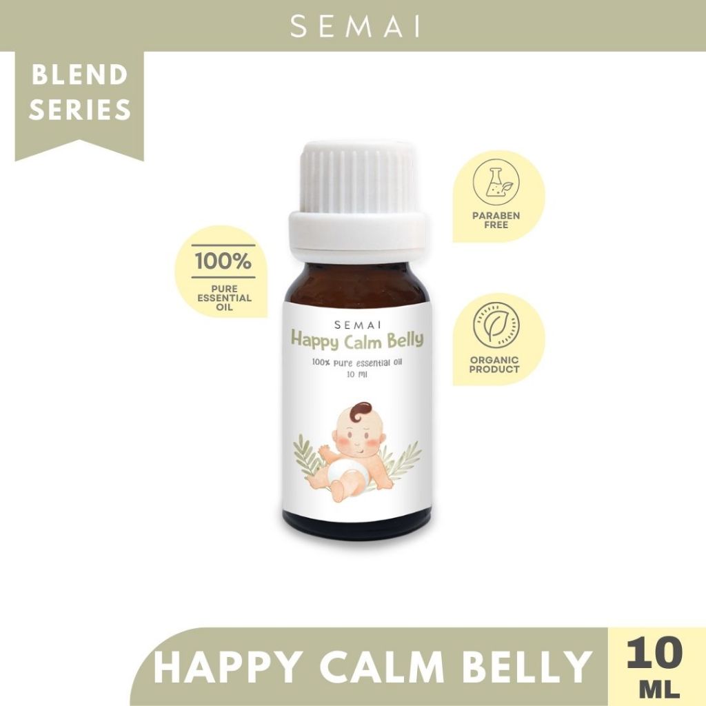 Jual HAPPY CALM BELLY essential oil SEMAI minyak sakit perut bayi ...