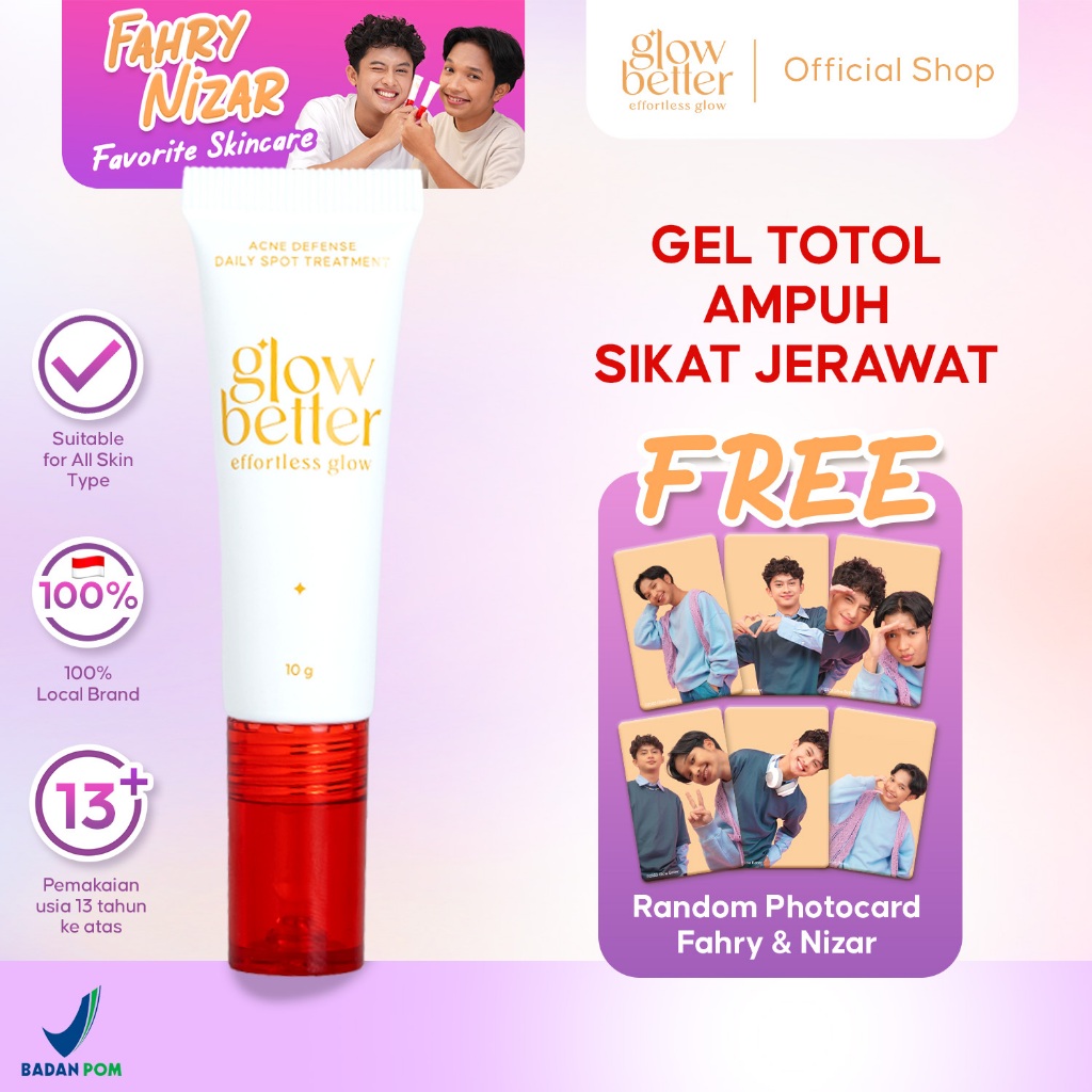 Jual [FAHRY & NIZAR SPECIAL] Glow Better Effortless Glow Acne Defense ...