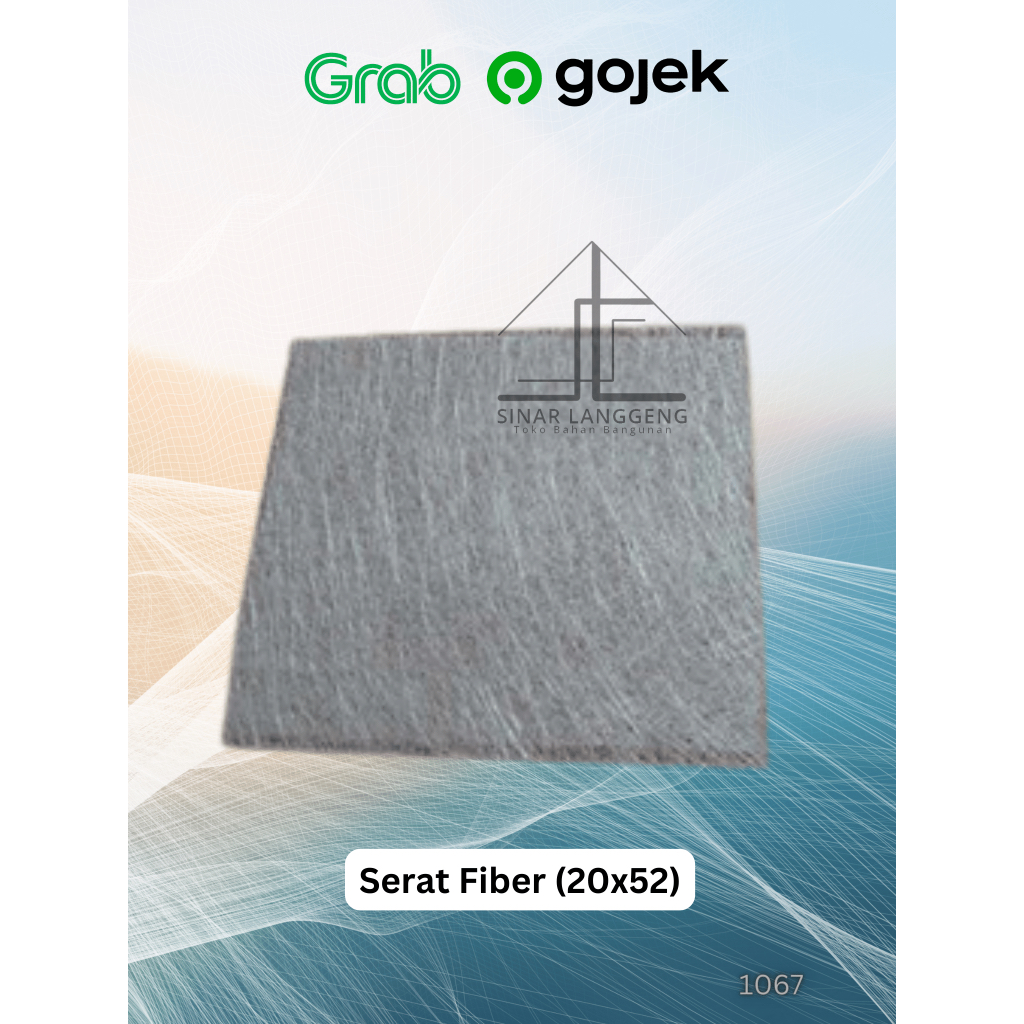 Jual SERAT FIBER 30X26 /1m²/200gsm , serabut putih (1067) | Shopee ...