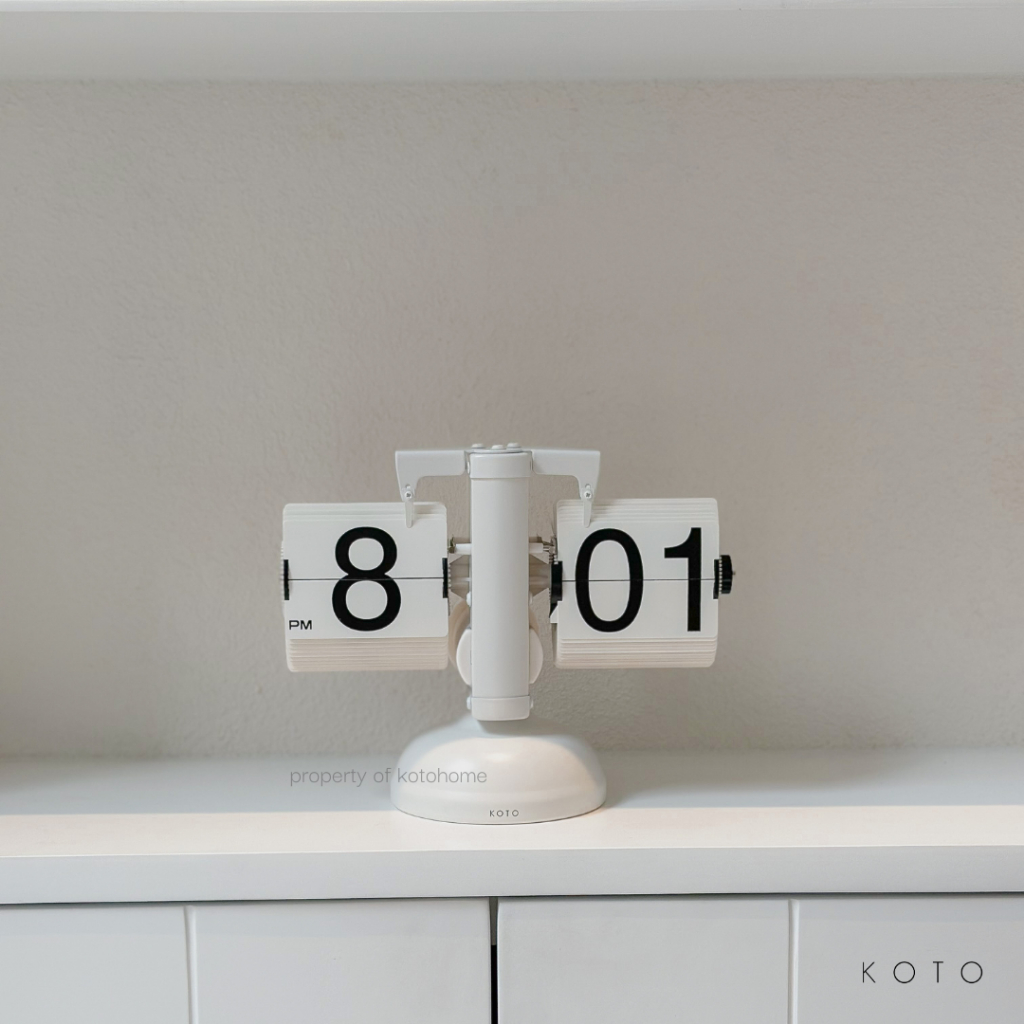 Jual KOTO Retro Flip Clock / Jam dinding Aesthetic / Jam meja / Jam ...
