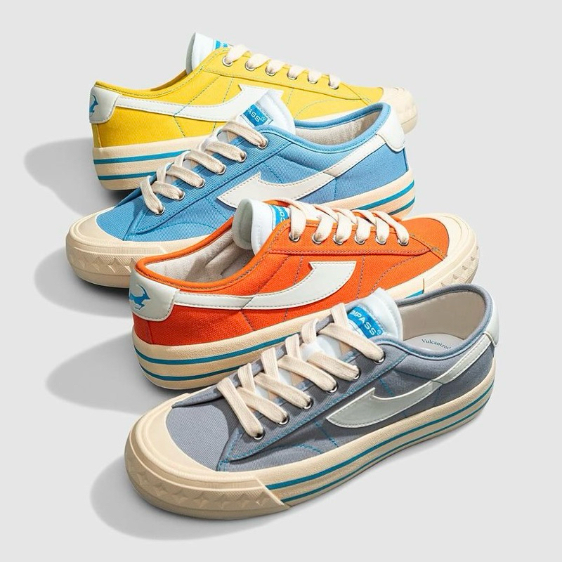 Jual [ORIGINAL] Sepatu Compass Retrograde Low Cyan (Babyblue/Grey ...