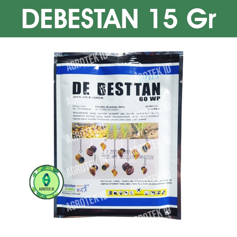 Jual DEBESTAN 60 WP 15 Gram Obat Keong Siput Padi Sawah | Shopee Indonesia