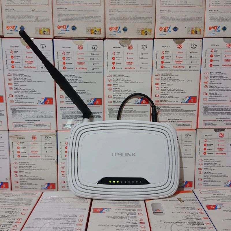 Jual TP-LINK WR740N (Router No Adaptor) Wireless 150Mbps Router Wifi Single Band Satu Antena ...