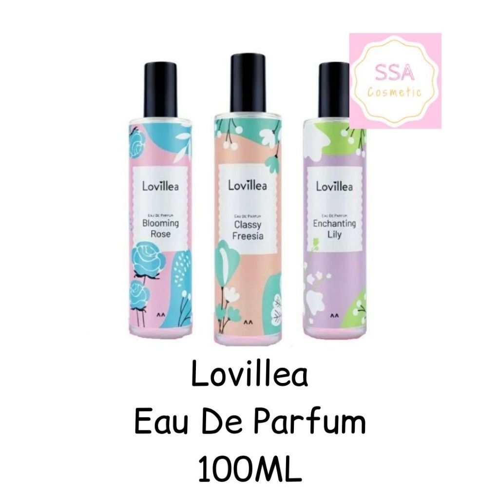 Jual LOVILLEA Eau De Parfum 100 ml | Blooming Rose | Classy Freesia ...