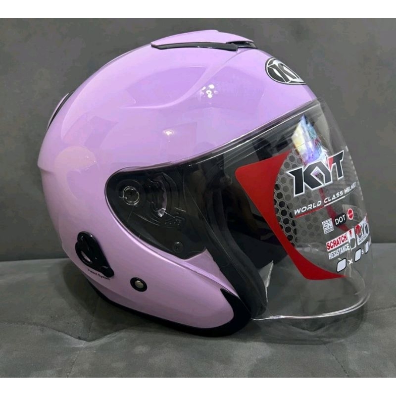 Jual KYT KYOTO R SOLID ORIGINAL | ALL VARIANT | HELM MOTOR HALF FACE ...