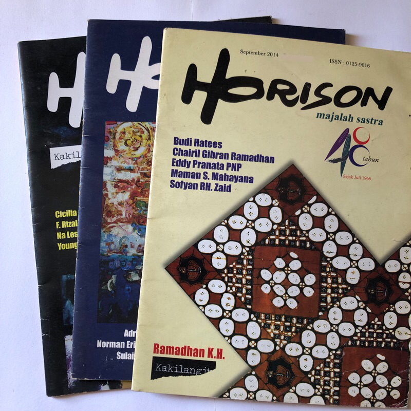 Jual PAKET MAJALAH HORISON - MAJALAH SASTRA - CERPEN PUISI - SAPARDI DJOKO DAMONO - GOENAWAN ...